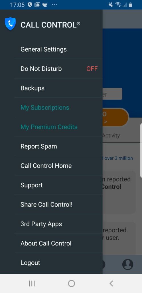 Call Control Home - Call Control