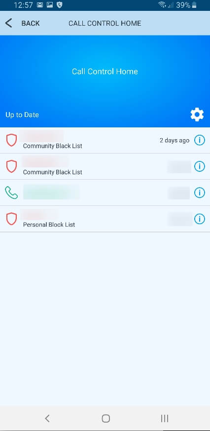 Call Control Home - Call Control
