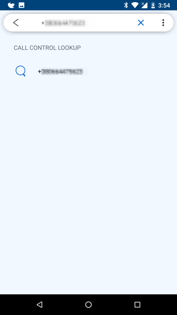 Call Control Home Android - Call Control