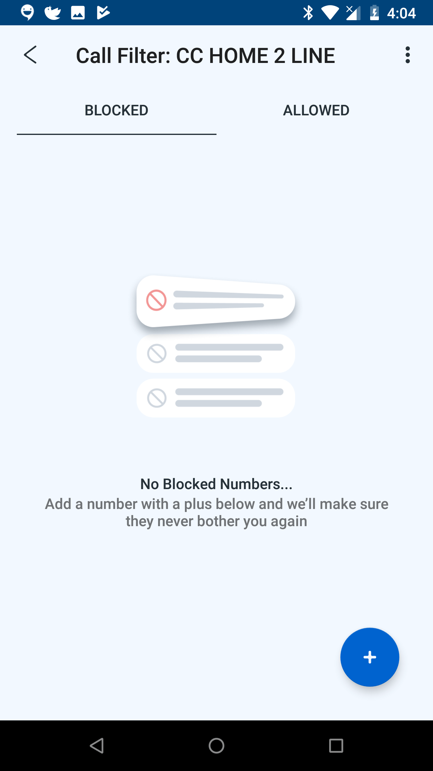 Call Control Home Android - Call Control