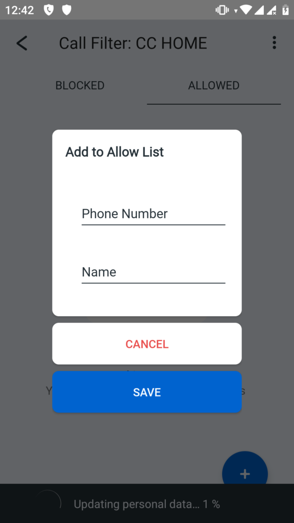 Call Control Home Android - Call Control