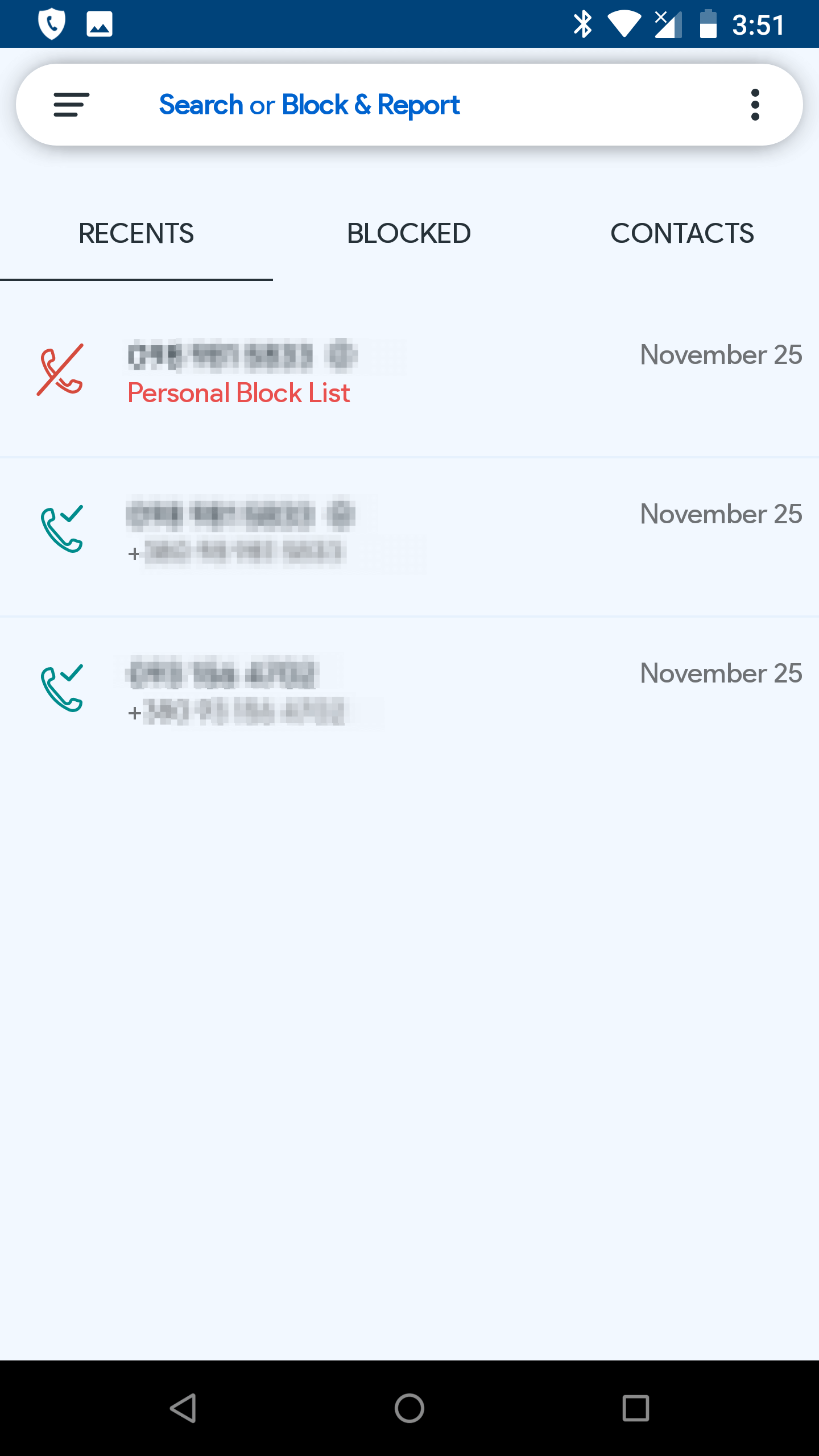 Call Control Home Android - Call Control