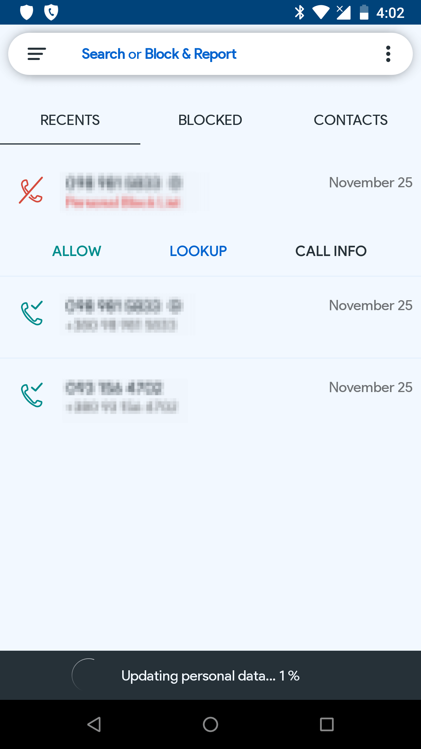 Call Control Home Android - Call Control