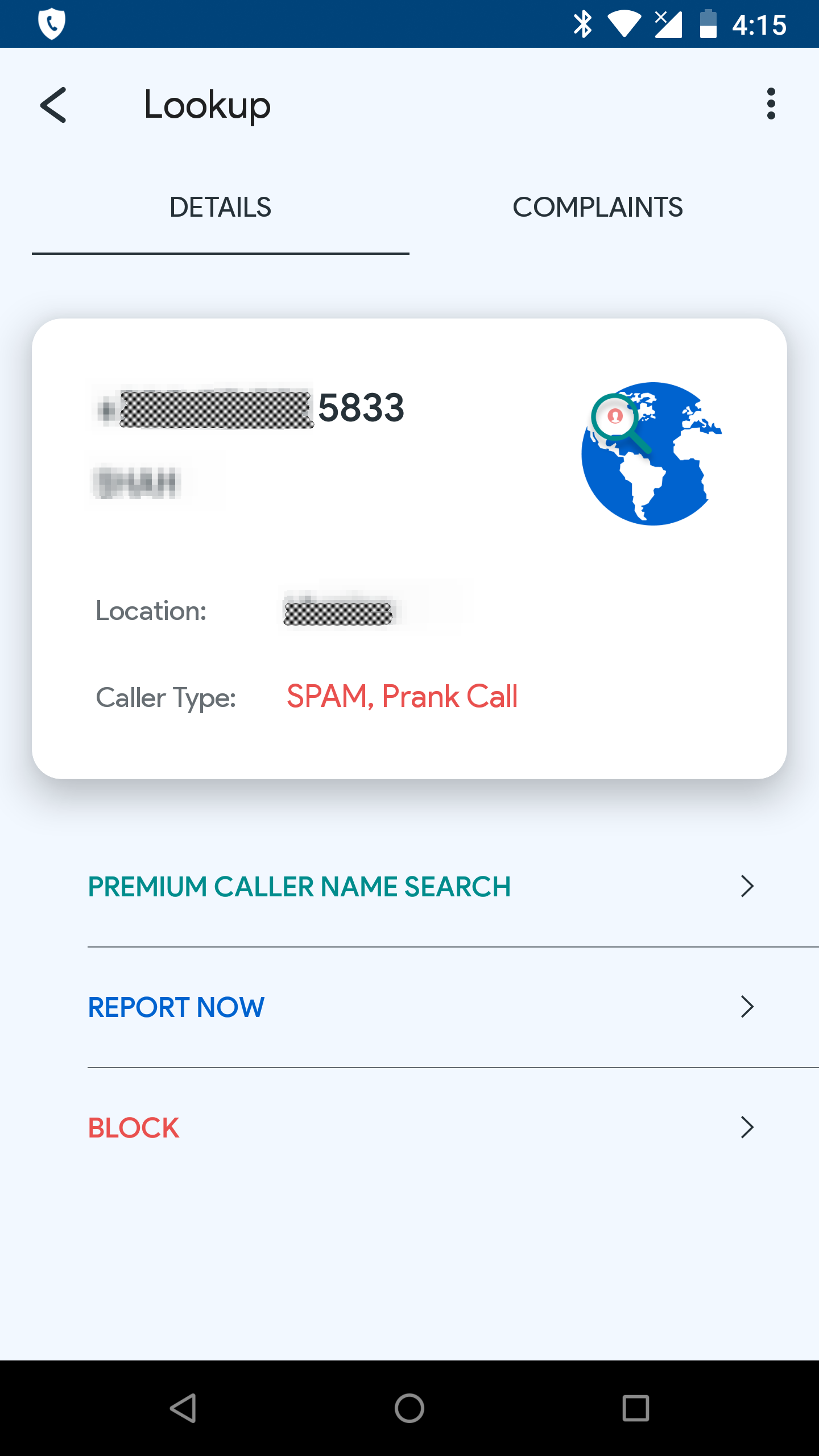 Call Control Home Android - Call Control