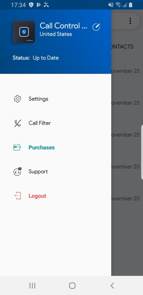 Call Control Home Android - Call Control